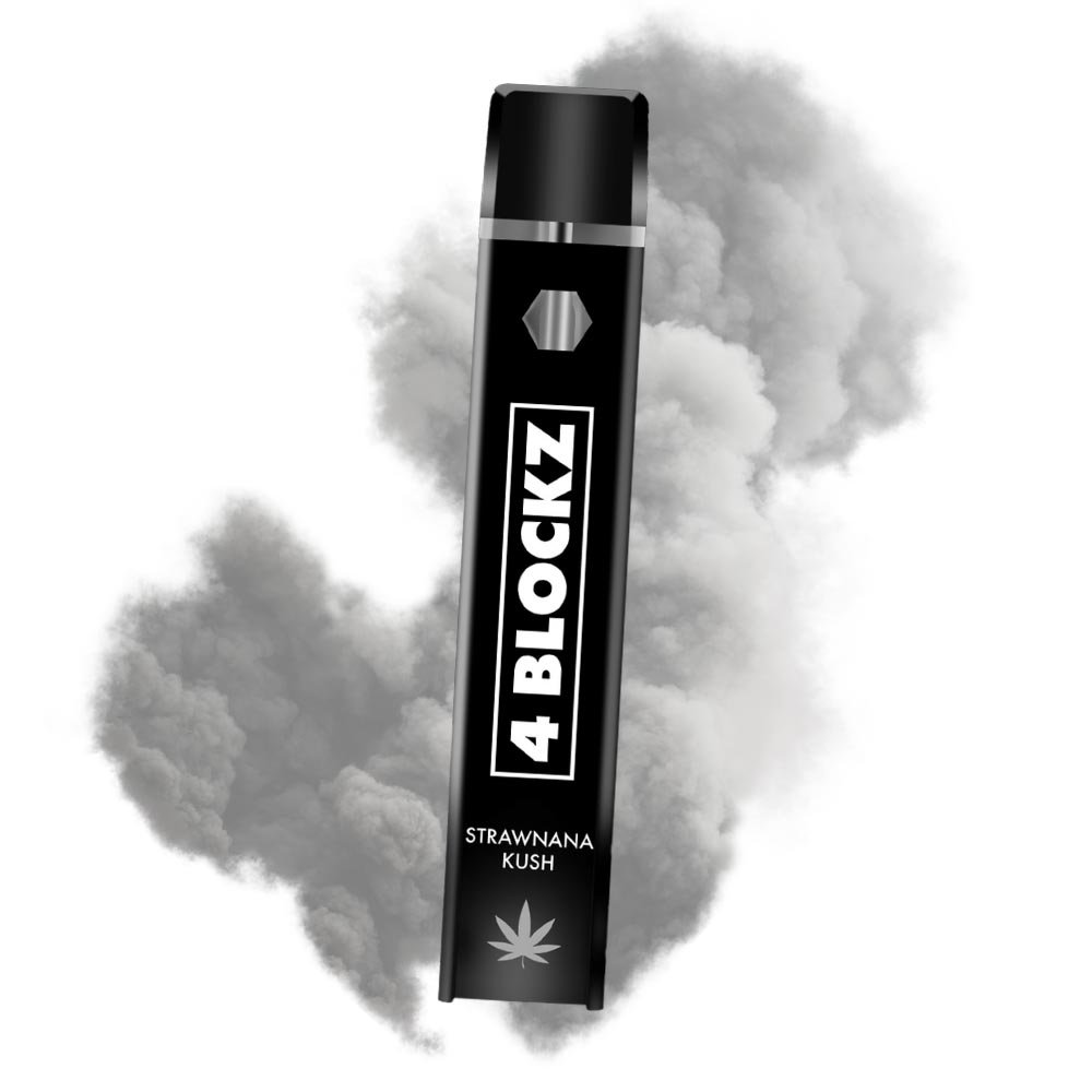 4 BLOCKZ Strawnana Kush Vape Pen | Fruchtig & Intensiv, 29,90