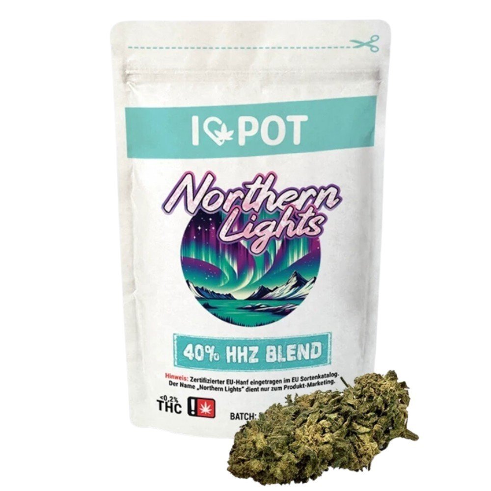 HHZ Blüte Northern Lights – 2 g | Aromatische Hanfblüten mit 40 % HHZ, 18,00