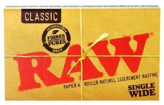 Raw Papers Classic Single Double Wide, 2,00