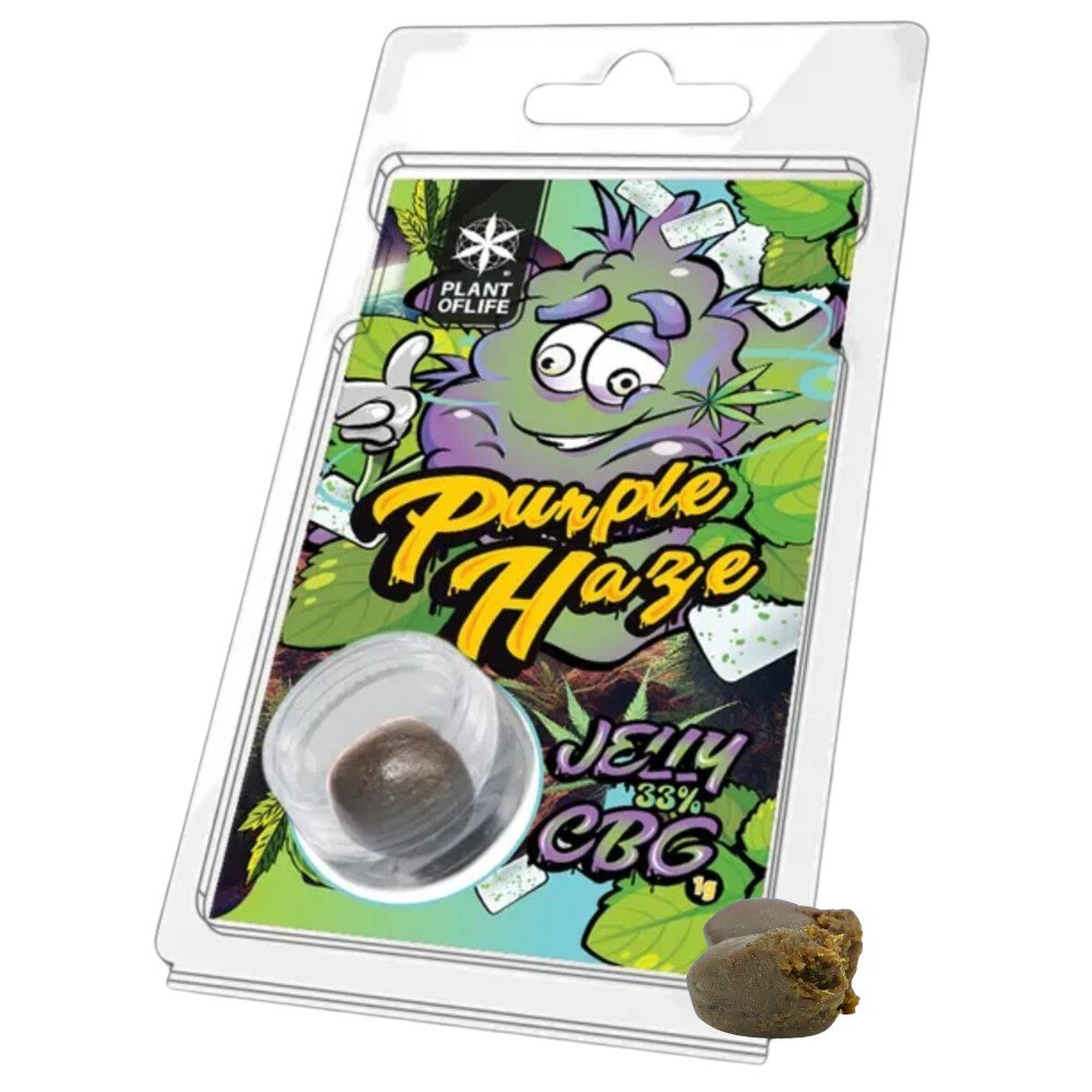 Erlebe den CBG-Kick: Jelly Hash Purple Haze mit 33% CBG auf hanf.com ...